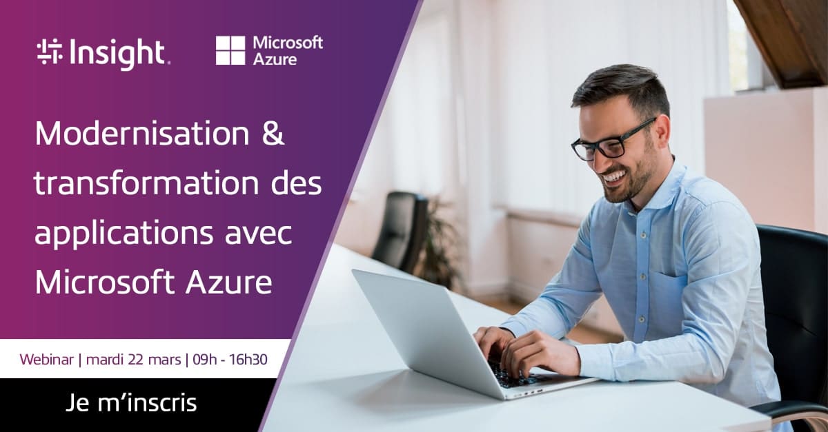 Webinar modernisation des applications IT avec Microsoft Azure et Insight
